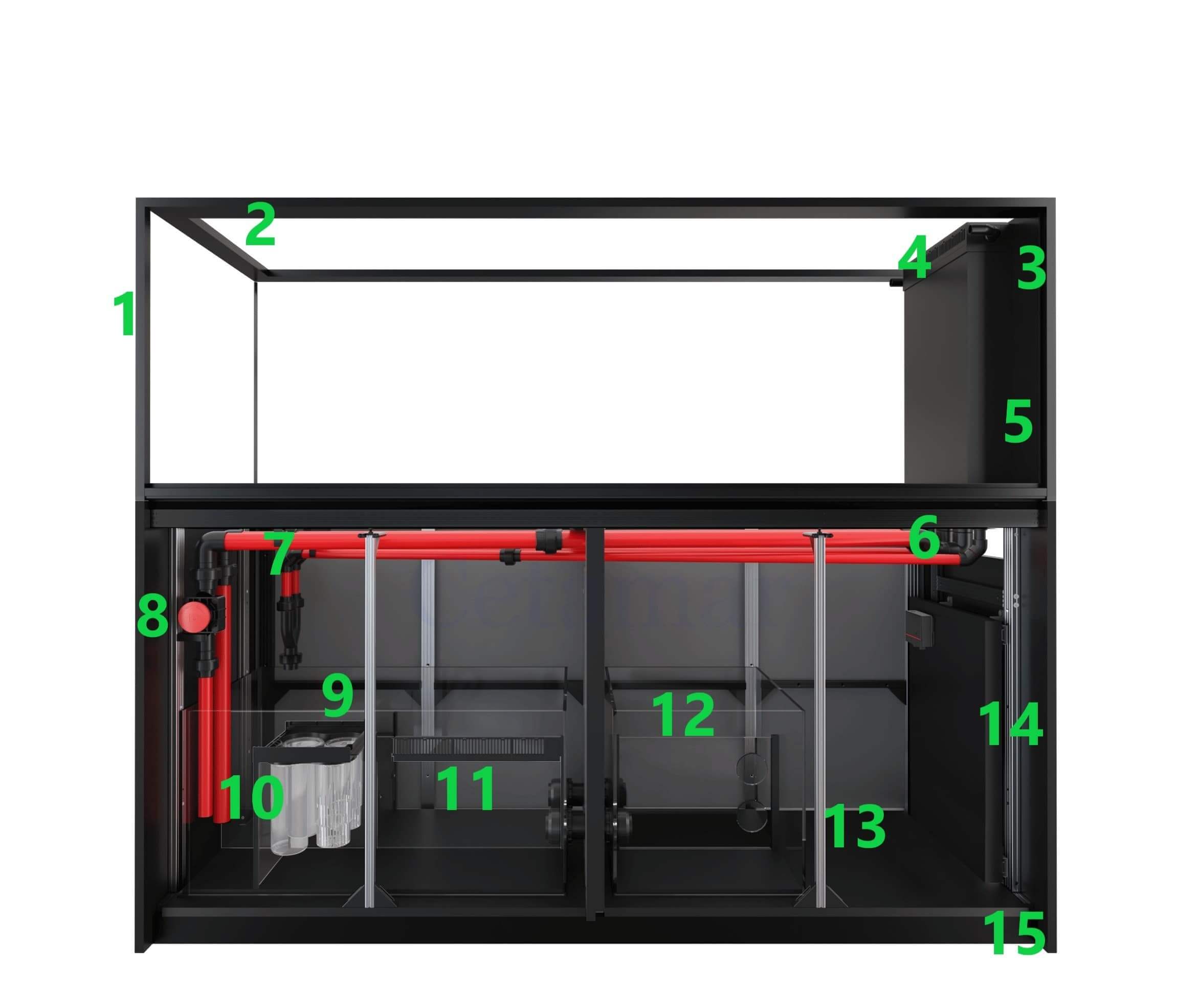 Acuario Reefer Peninsula S700 G3+, Red Sea